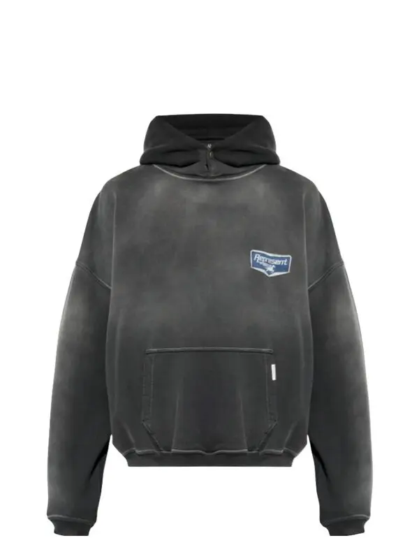 REPRESENT Graphic Hoodie - Black