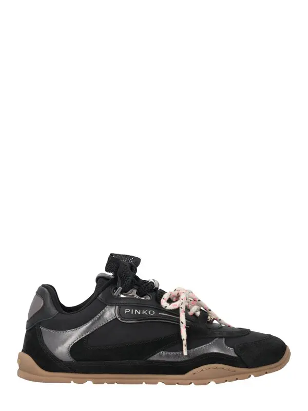 Pinko Yulia Lace-up Sneakers - Black