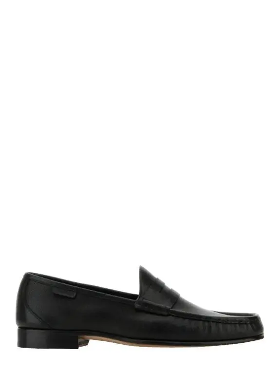 TOM FORD Ruched Loafers - Black