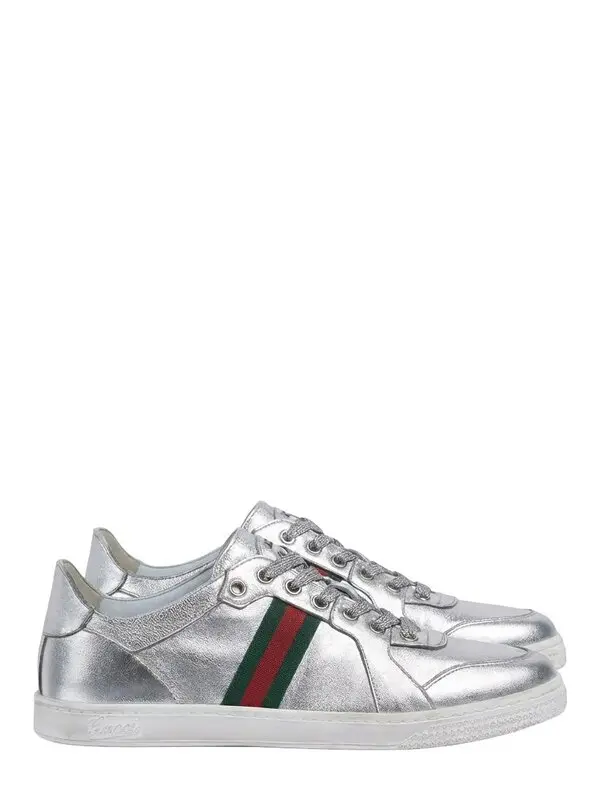 Gucci Stretch Low-top Sneakers - Silver