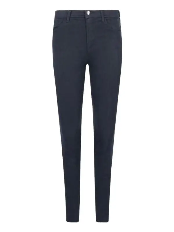 Emporio Armani Logo Detailed Jeans - Black