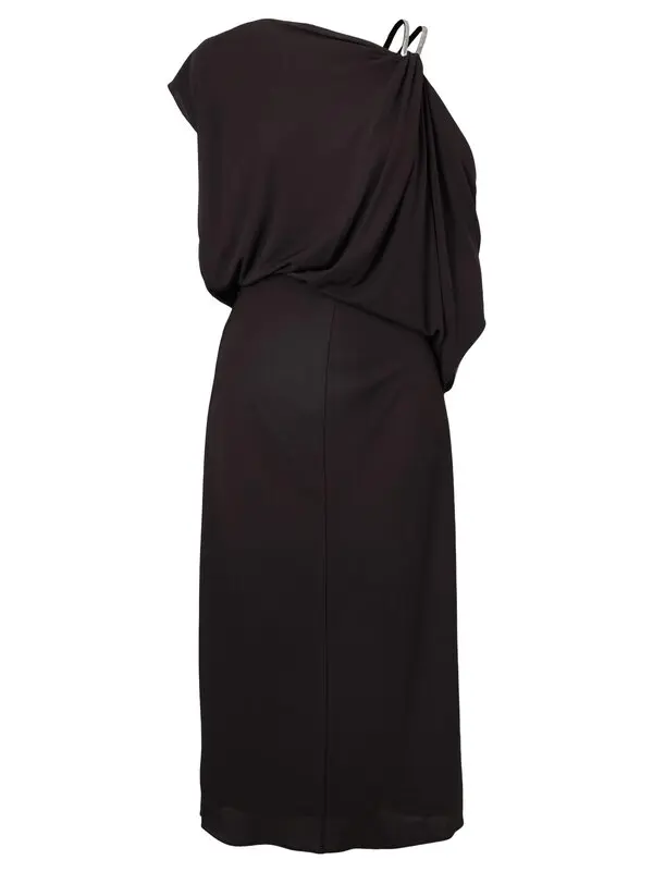 TOM FORD Embellished Midi Dress - Dark Brown
