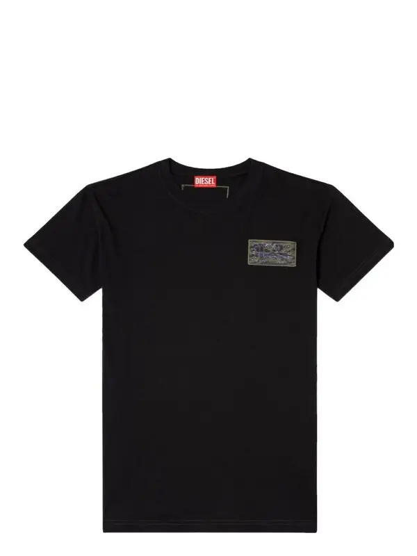 DIESEL® Patch-pocket T-shirt - Black