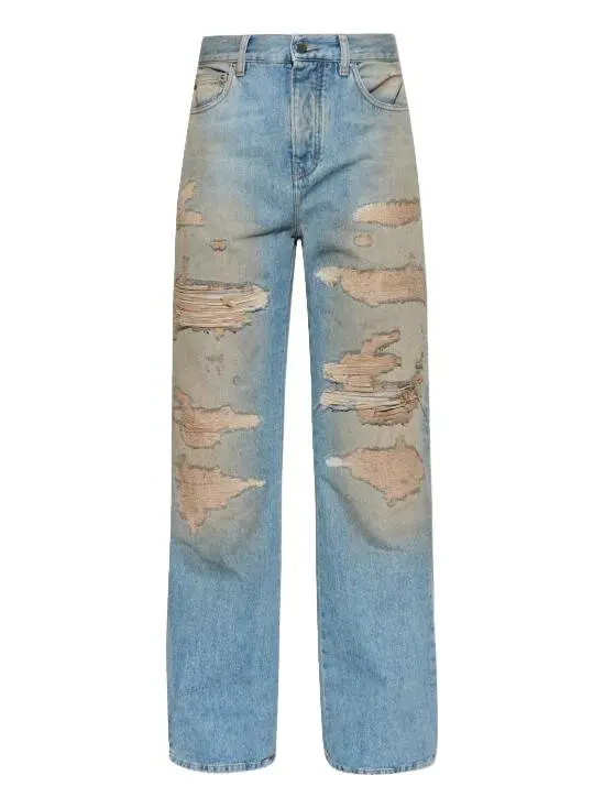 Amiri Distressed Ripped Jeans - Blue