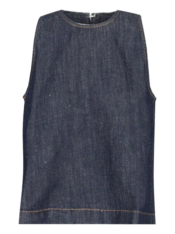 7 For All Mankind Sleeveless Top - Black