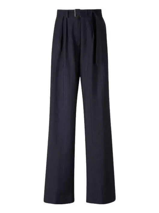 Dries Van Noten Tailored Pleated Trousers - Black