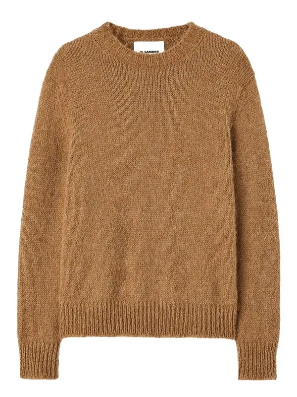 JIL SANDER Crewneck Jumper - Brown
