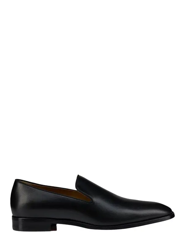 CHRISTIAN LOUBOUTIN Danny Flex Slip-on Loafers In Calf Leather - Black