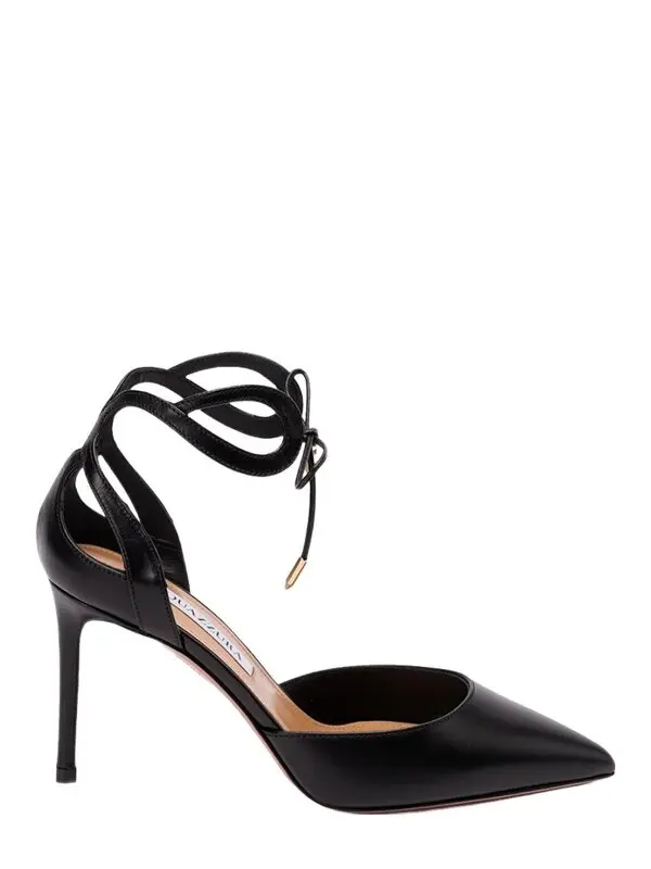 AQUAZZURA Tessa Pointed Toe Pumps - Black