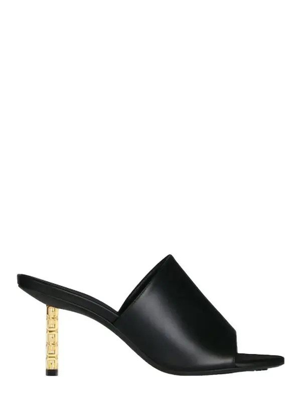 Givenchy G Cube Slip-on Heeled Sandals - Black