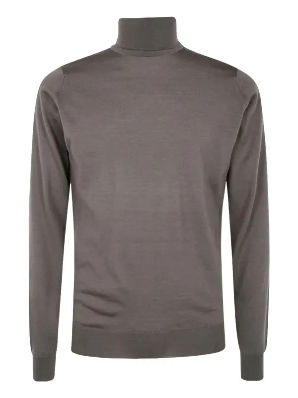 John Smedley Cherwell Turtleneck Sweater - Gray