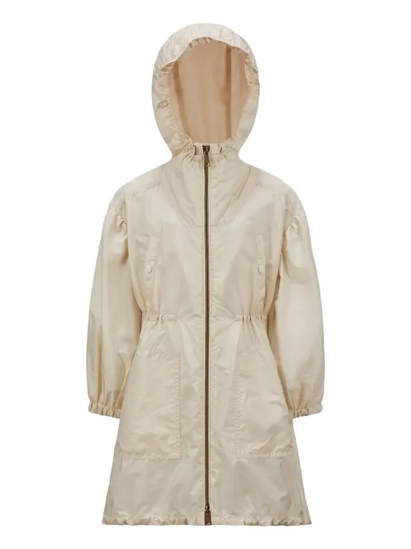 Moncler Bessie Hooded Rain Jacket - Off White