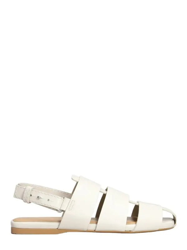 J.W.ANDERSON Jw Anderson Caged Design Slingback Fisherman Sandals - White