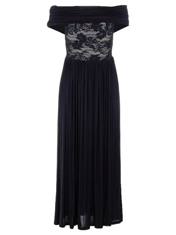 Zimmermann Off-shoulder Lace Midi Dress - No