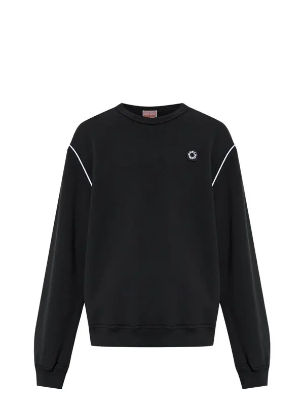 Kenzo Boke Flower 2.0 Embroidered Sweatshirt - Black