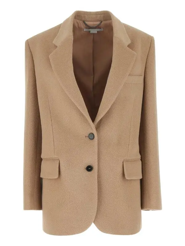 Stella McCartney Single-breasted Tailored Blazer - Nude