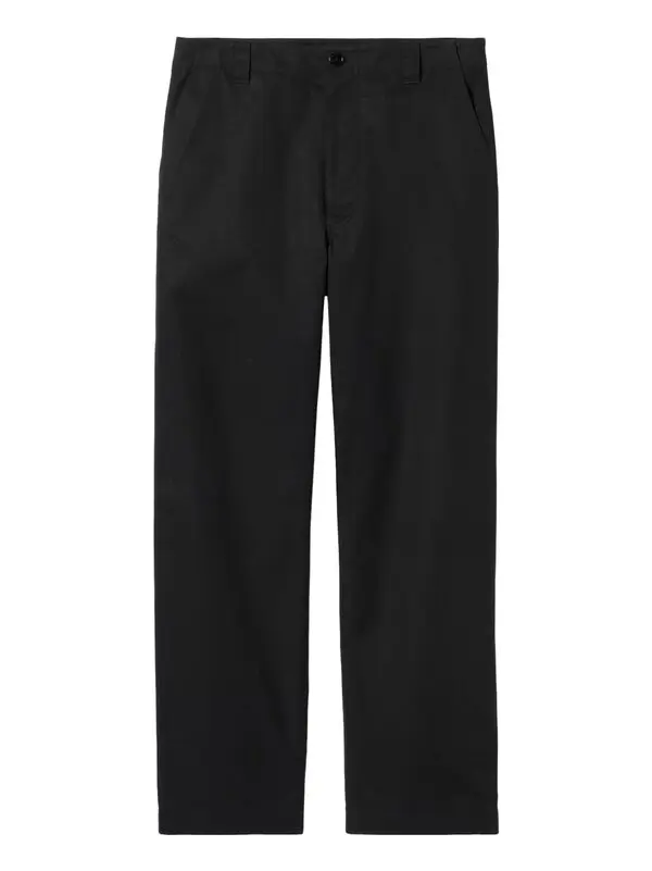 Gucci Web Detailed Twill Pants - Black