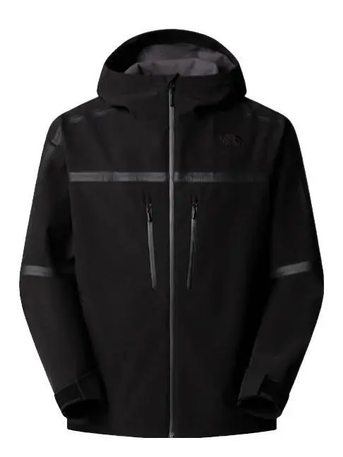 The North Face Logo Embroidered Hooded Jacket - Black