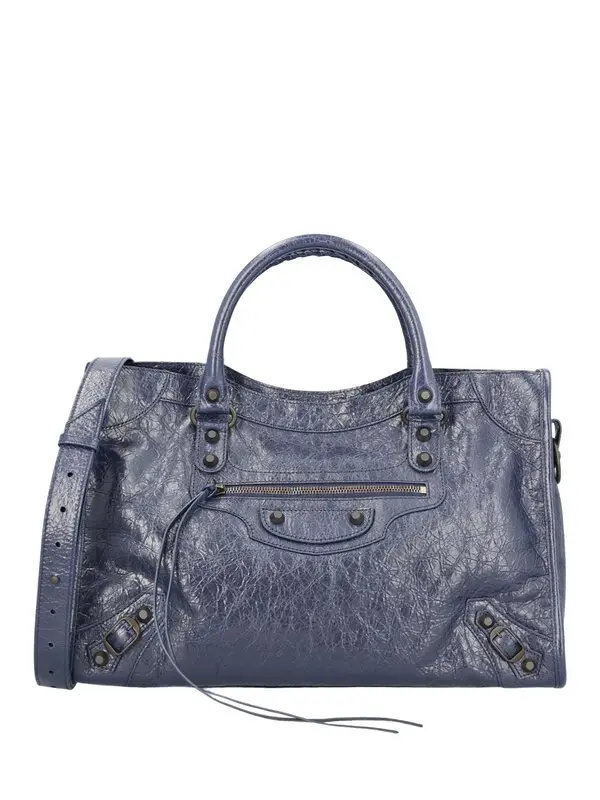 Balenciaga Le City Medium Tote Bag - Gray