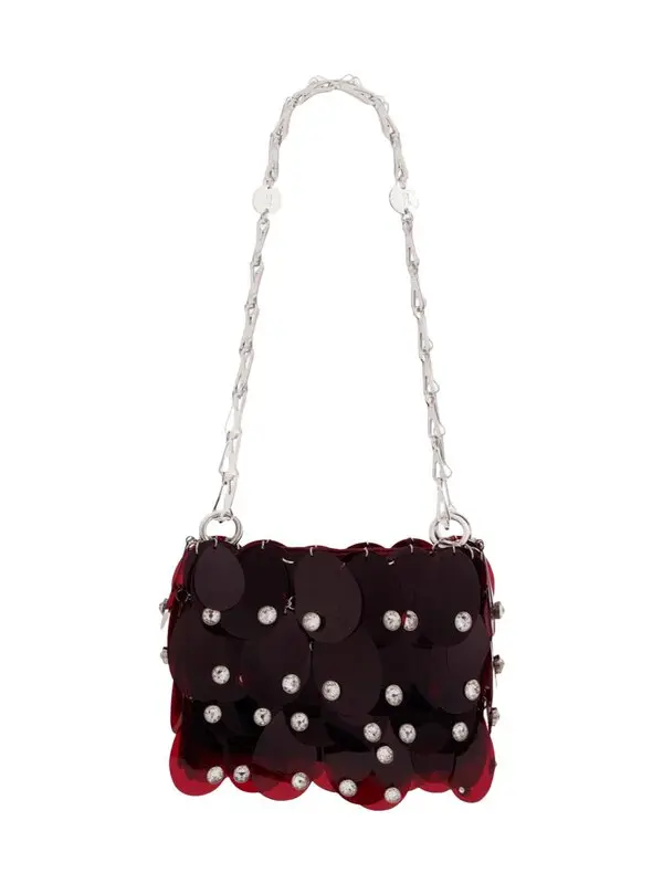 Rabanne Disc Chain Shoulder Bag - Black