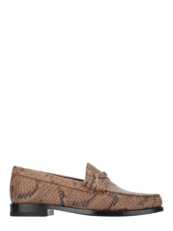 Celine Round Toe Loafers - Brown