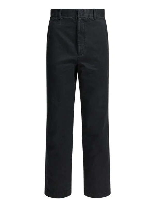 Auralee Straight-leg Casual Pants - Black