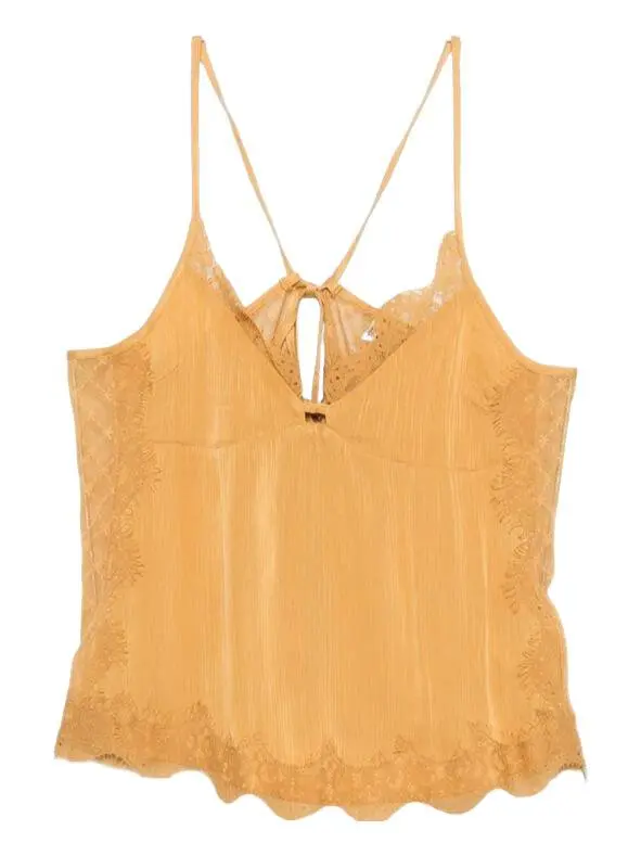 R13 Lace Trimmed Camisole - Yello