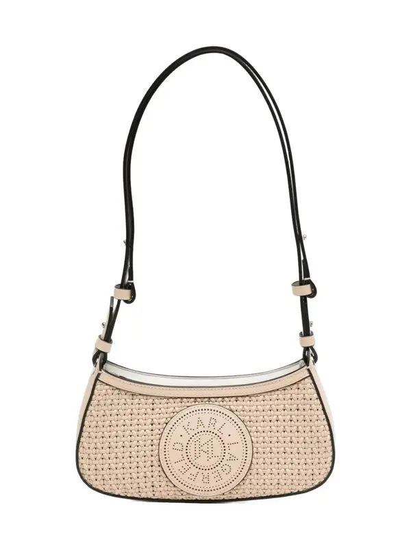 Karl Lagerfeld Circle Shoulder Bag - Nude