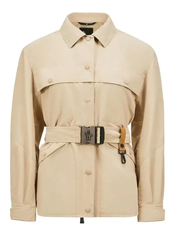 Moncler Kaeng Belted Field Jacket - Light Brown