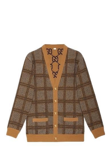 Gucci Reversible Button-up Cardigan - Brown