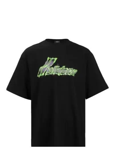 We11Done Round-neck Short-sleeved T-shirt - Black