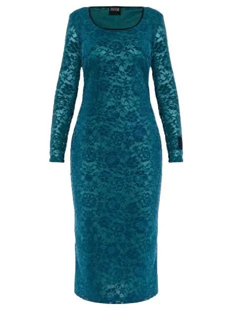 Versace Lace Dress - Blue