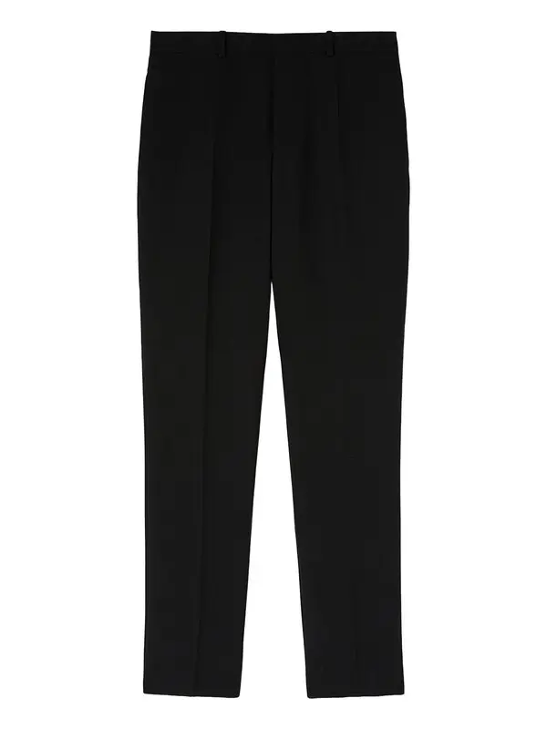 JIL SANDER Tailored Mid-waisted Trousers - Black