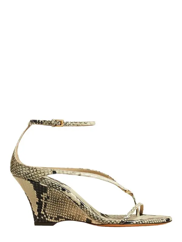 Khaite Marion 75mm Sandals - Nude