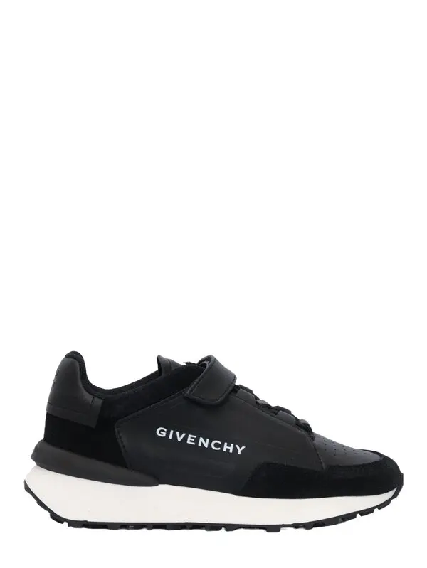 Givenchy Suede Panelled Sneakers - Black