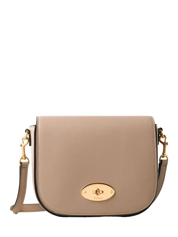 Mulberry Darley Leather Crossbody Bag With Mailman Lock - Nude