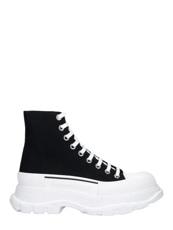 Alexander McQueen Tread Slick Lace-up Boots - White