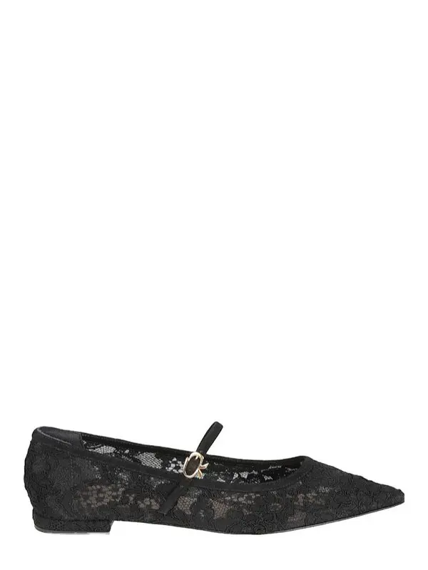 GIANVITO ROSSI Claudia Ballerinas - Black