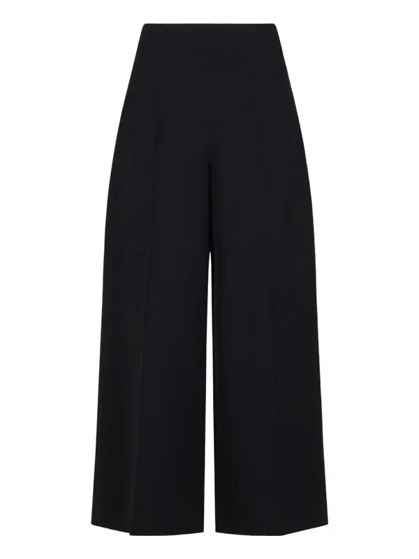 Marni Virgin Wool High-waisted Trousers - Black