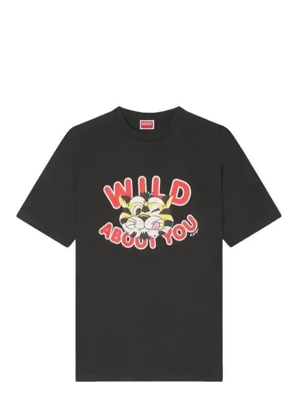 Kenzo Short Sleeved Crewneck T-shirt - Black
