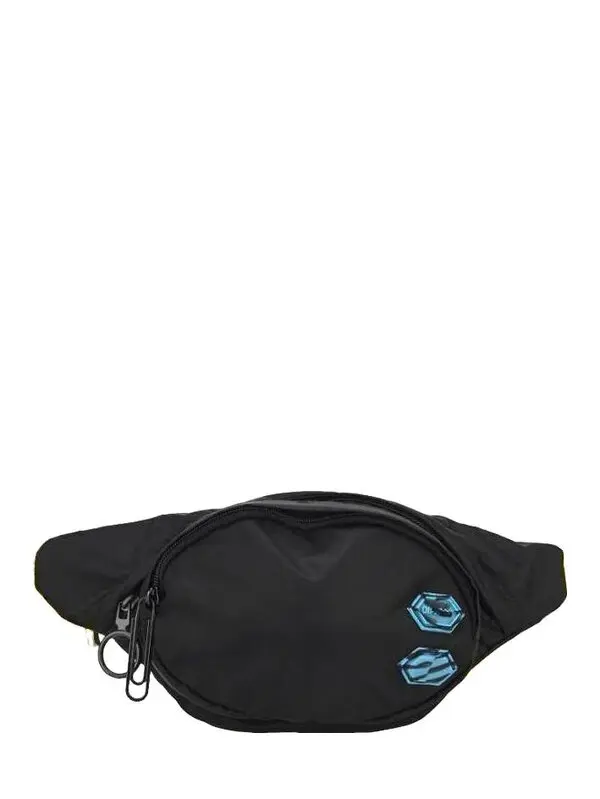 Off-White Patch Detail Nylon Belt Bag - Black