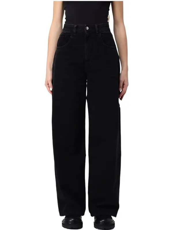 ICON DENIM LOS ANGELES High-waisted Jeans - Black