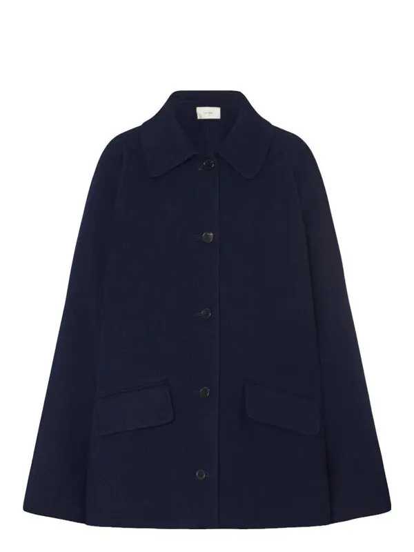 THE ROW Remie Cashmere Coat - Deep Blue
