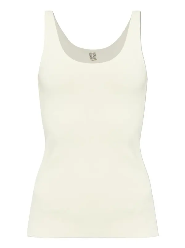 TOTEME Sleeveless Knit Tank Top - White