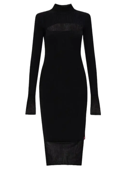 DIESEL® M-slint Midi Dress - Black