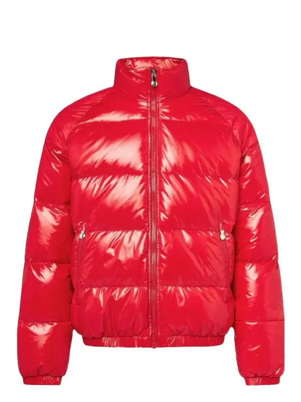 Pyrenex Quilted Down Puffer Jacket With Zipper Closure - Red