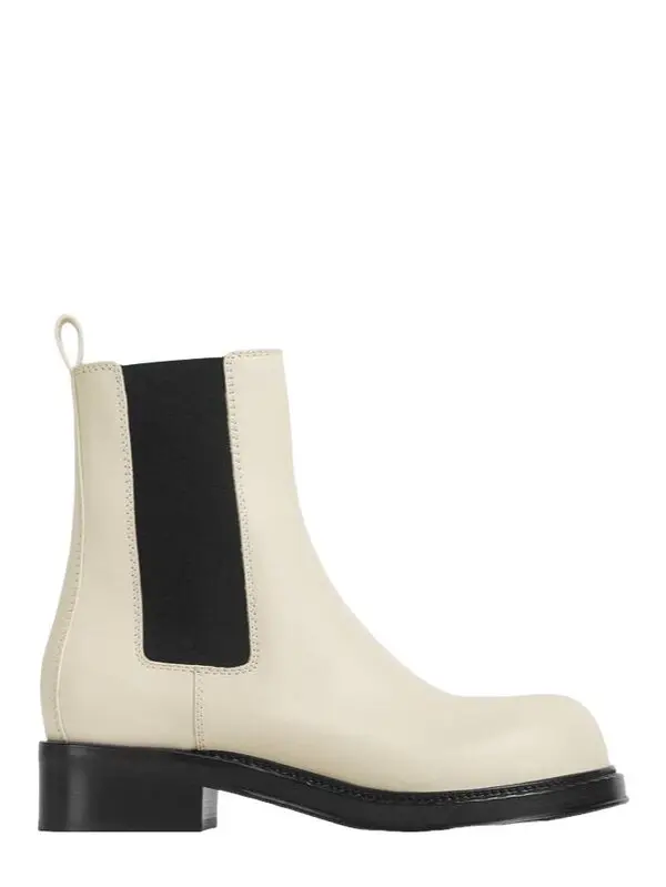 Bottega Veneta Cliff Chelsea Boots - Sea Salt