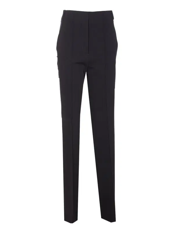 Sportmax Texas Straight Hem Trousers - Black