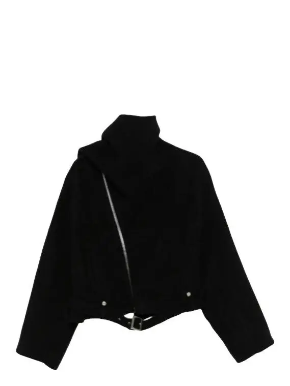 Rick Owens Long Sleeve Zip Jacket - Black