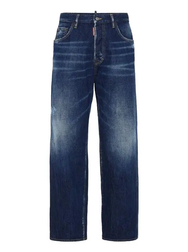 Dsquared2 Be Cool Be Nice Wash Loose Jeans - Navy Blue